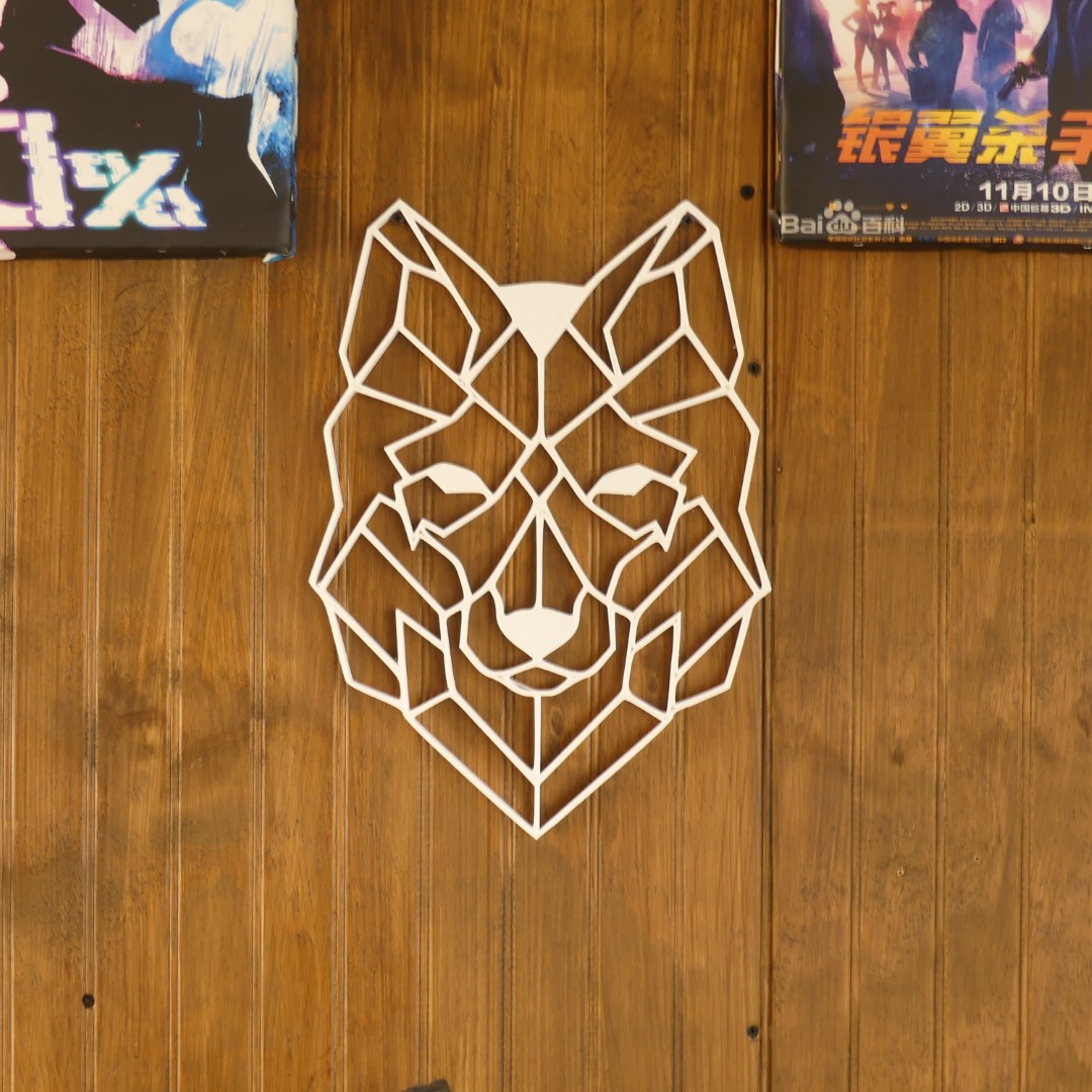 Lobo geometrico - Skin 3d